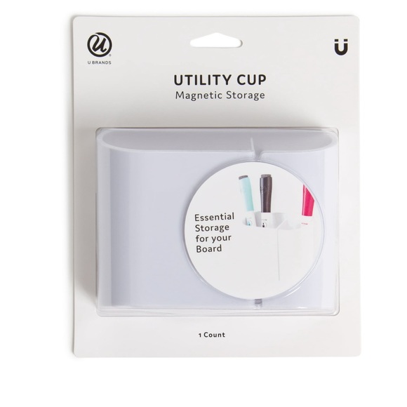U Brands | Office | U Brands Magnetic Utility Organizer Cup Nwt | Poshmark